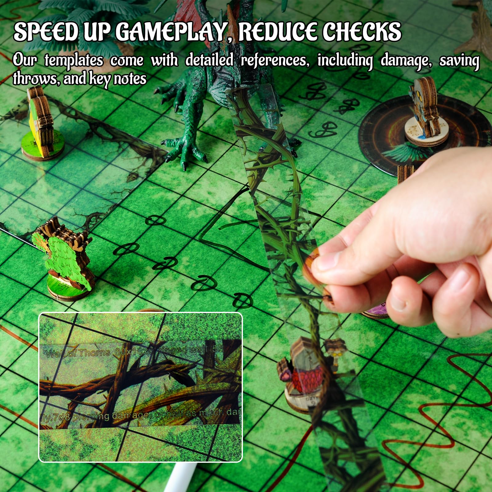 Snapklik.com : CZYY DND Area Of Effect Spell Templates - Set Of 28 ...