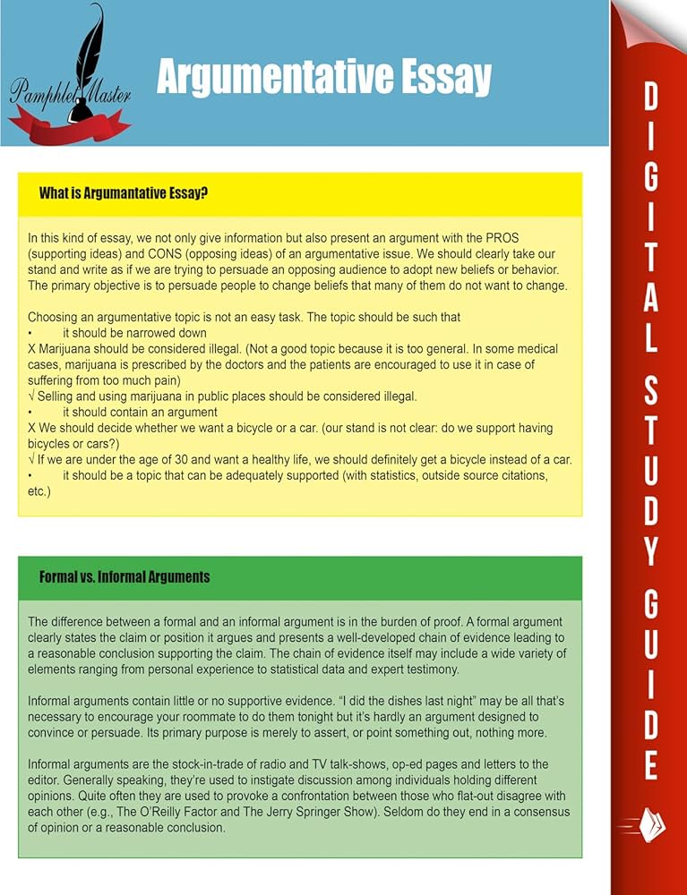 Argumentative Essay Introduction How To Write An Argumentative Essay: