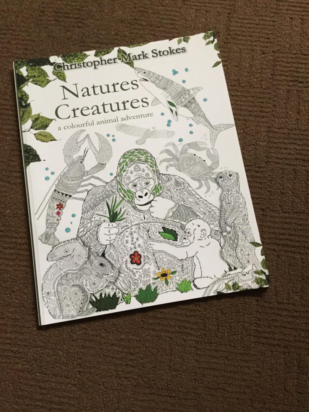 Natures Creatures - A Colourful Animal Adventure: colouring book ...