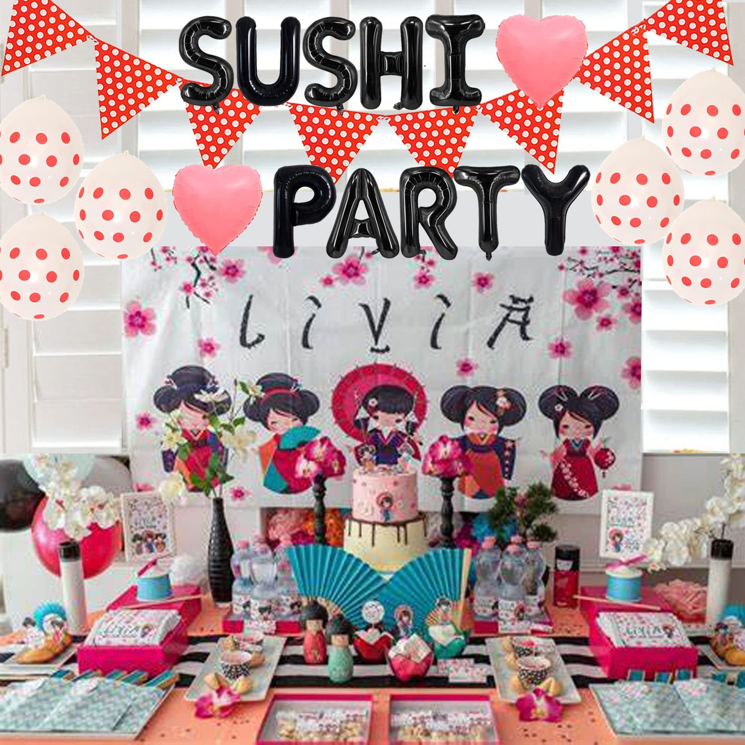 Japan Theme Party Ideas Cherry Blossom Birthday Party Ideas | Photo 28