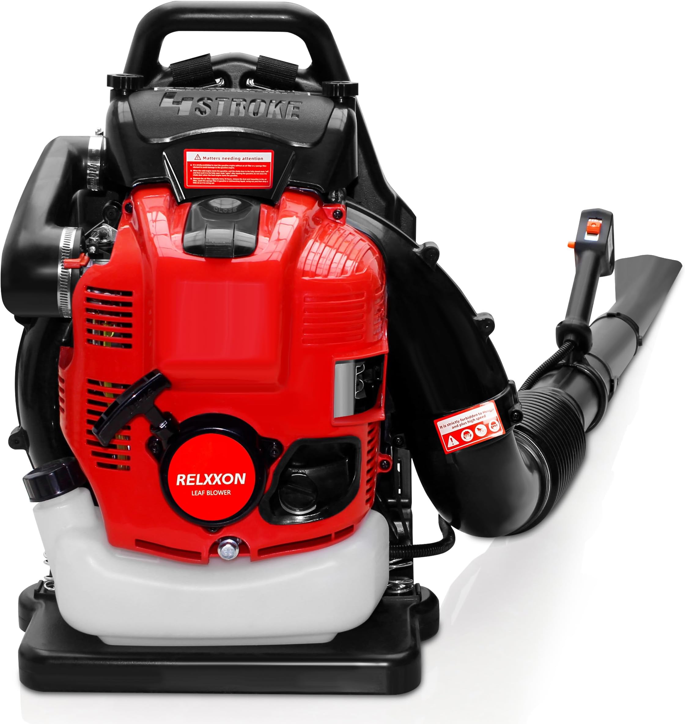 Amazon.com: HTK 63 CC Gas Backpack Leaf Blower - 2-Stroke Engine, High ...