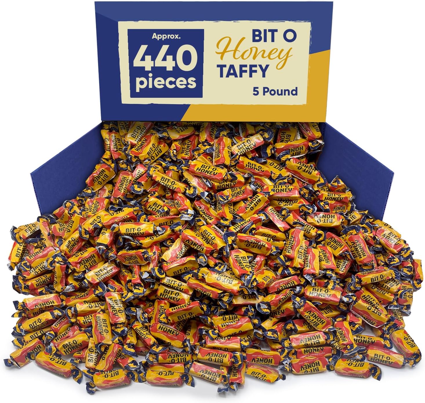 Amazon.com : Bit O Honey Candy - 5 Pounds - Approx 440 Traditional ...