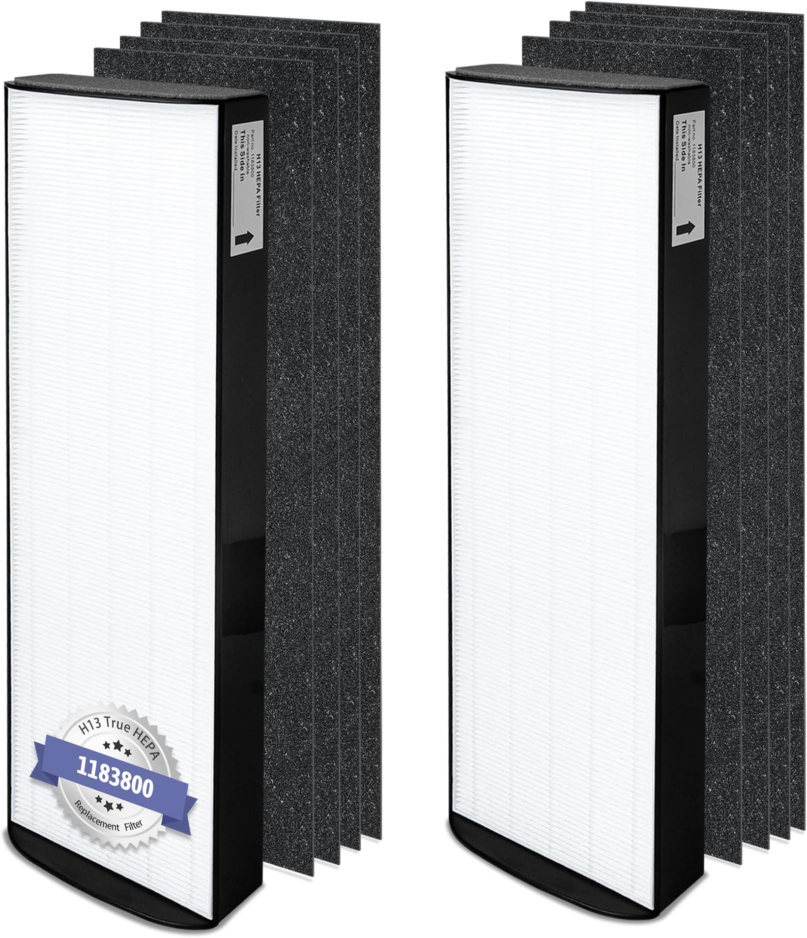 Amazon.com: Whirlpool 1183900 HEPA Filter Tower Air Purifier, Design to ...