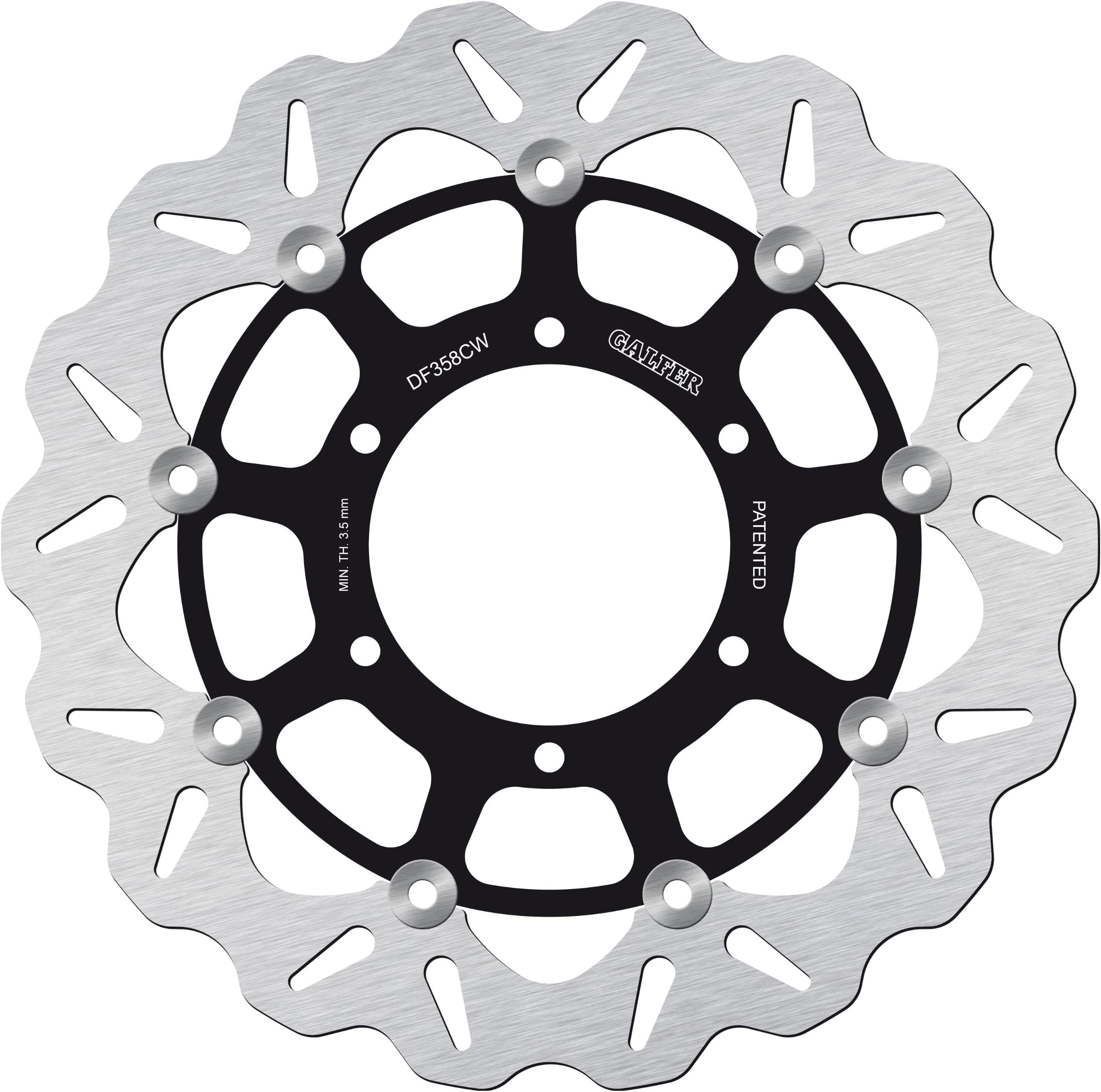 Amazon.com: Galfer DF351CW Wave Floating Front Rotor : Automotive