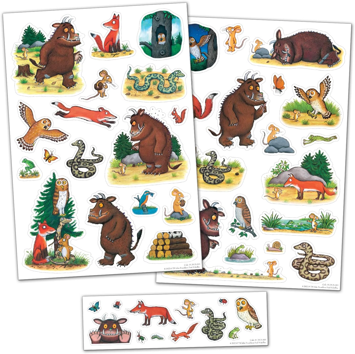Paper Projects The Gruffalo Vinyl Decor Wall Stickers | Perfect For ...