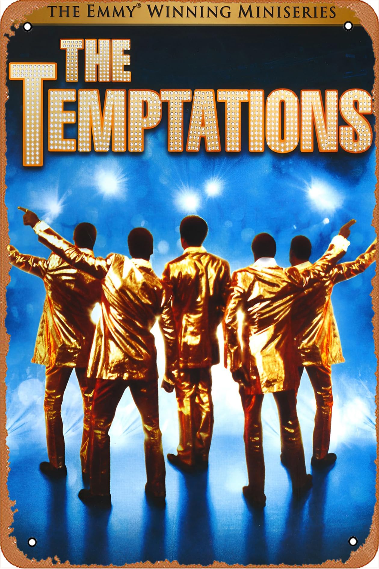 Amazon.com: The Temptations Movie Poster Decor Metal Plate Theater ...
