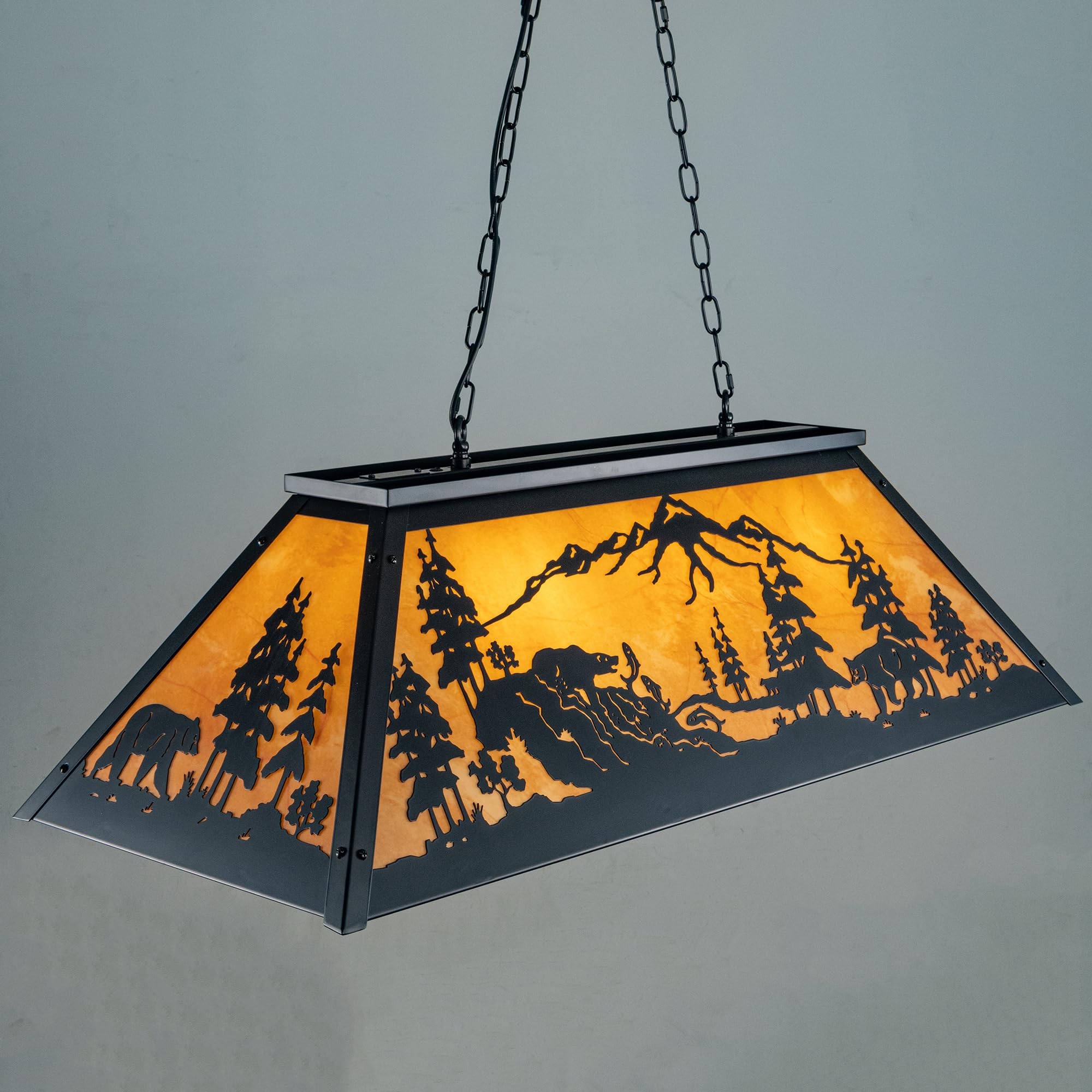 Amazon.com: TOCHIC Tiffany Pool Table Light Vintage Billiard Lights ...