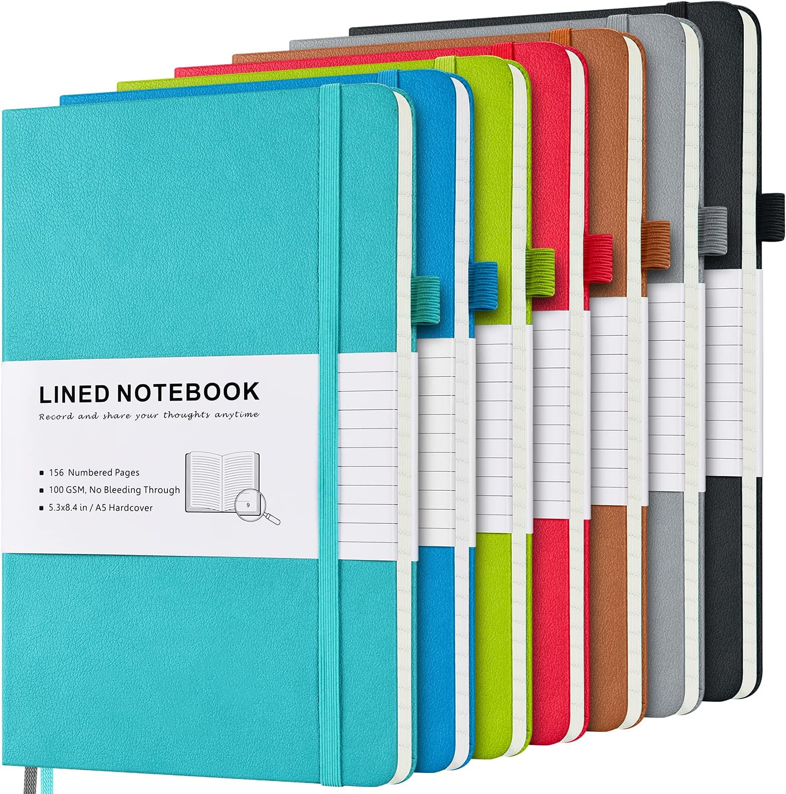 Amazon.com : XUCHUN A5 Lined Journal Notebooks,For writing 200 Pages ...
