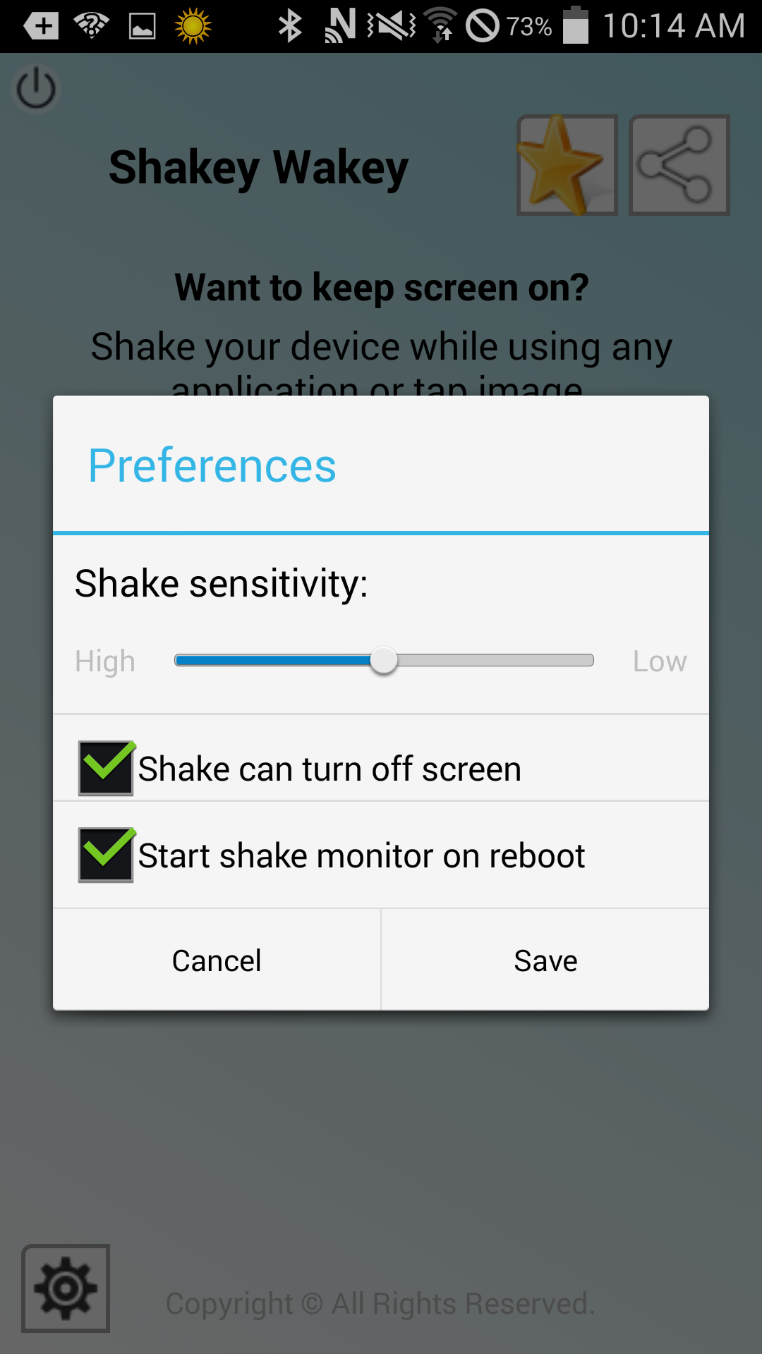 Shaky Wakey - Keep Screen On - App on Amazon Appstore