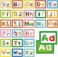 Lit Letters Flash Cards Single Letter Graphemes: Flashcards With ...