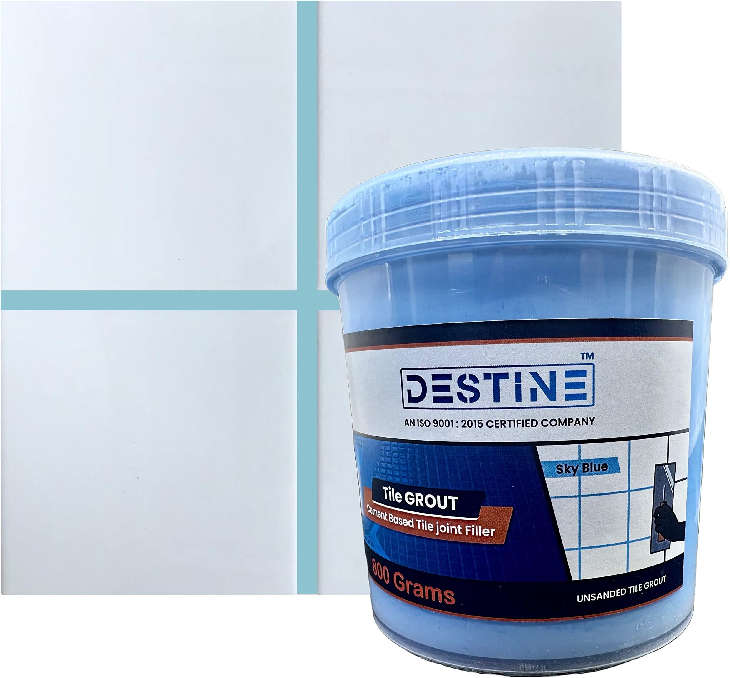 DESTINE® Tile Grout (16 COLOURS) (ALL PACKS: 100 Gm, 400 Gm, 800 Gm, 1 ...