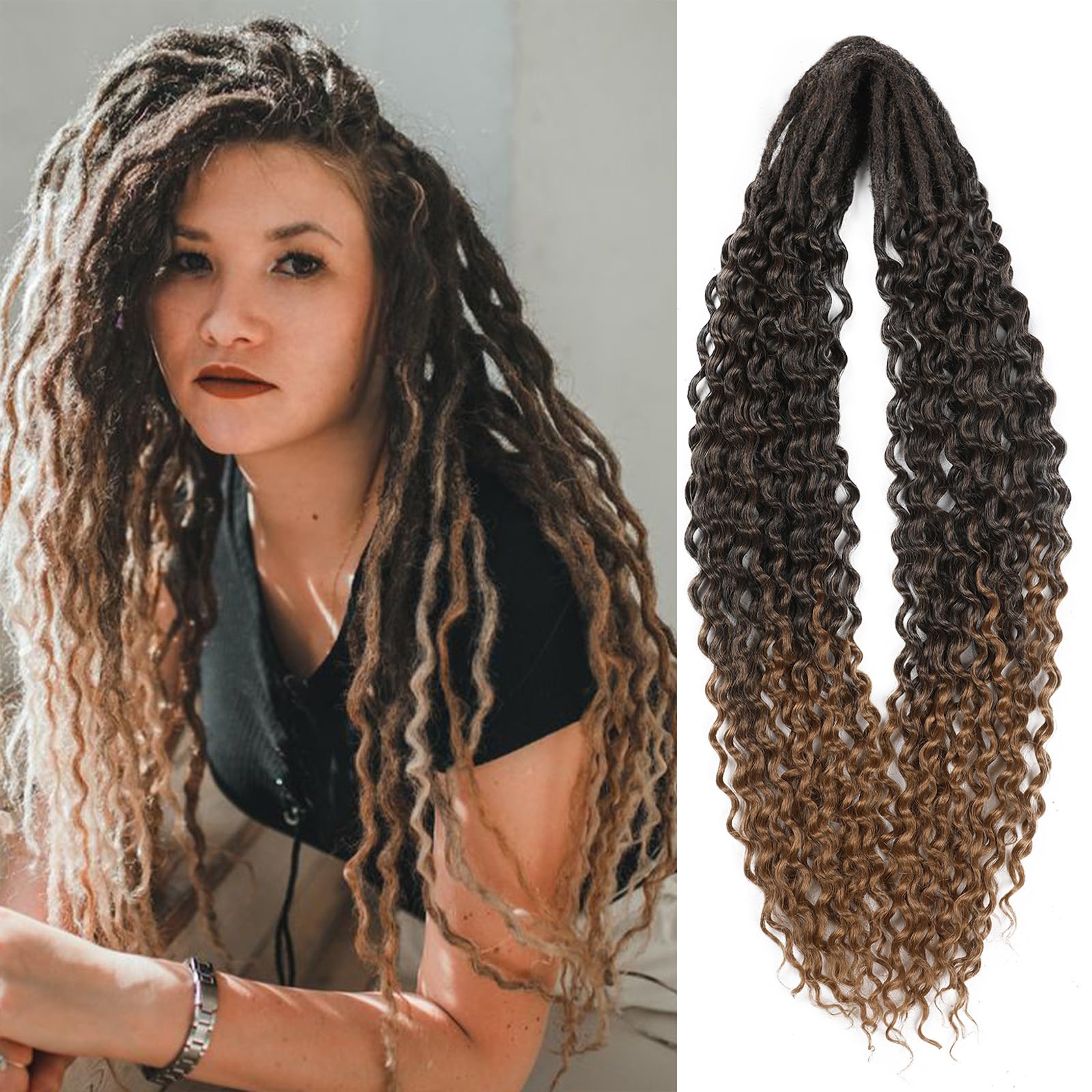 Amazon.com : WIGNEE Synthetic Double Ended Dreadlock Extensions 24 Inch ...