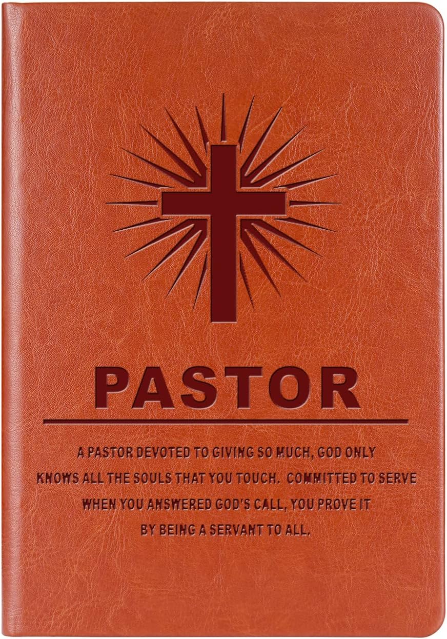 Amazon.com : WHLBHG Pastor Gifts Pastor Leather Journal Notebook Pastor ...