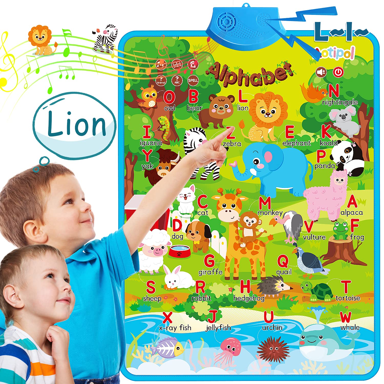Buy Aotipol Toys For 3 4 5 Year Old Boys Girls Electronic Interactive Zoo Wall Chart Talking buy-aotipol-toys-for-3-4-5-year-old-boys-girls-electronic-interactive-zoo-wall-chart-talking