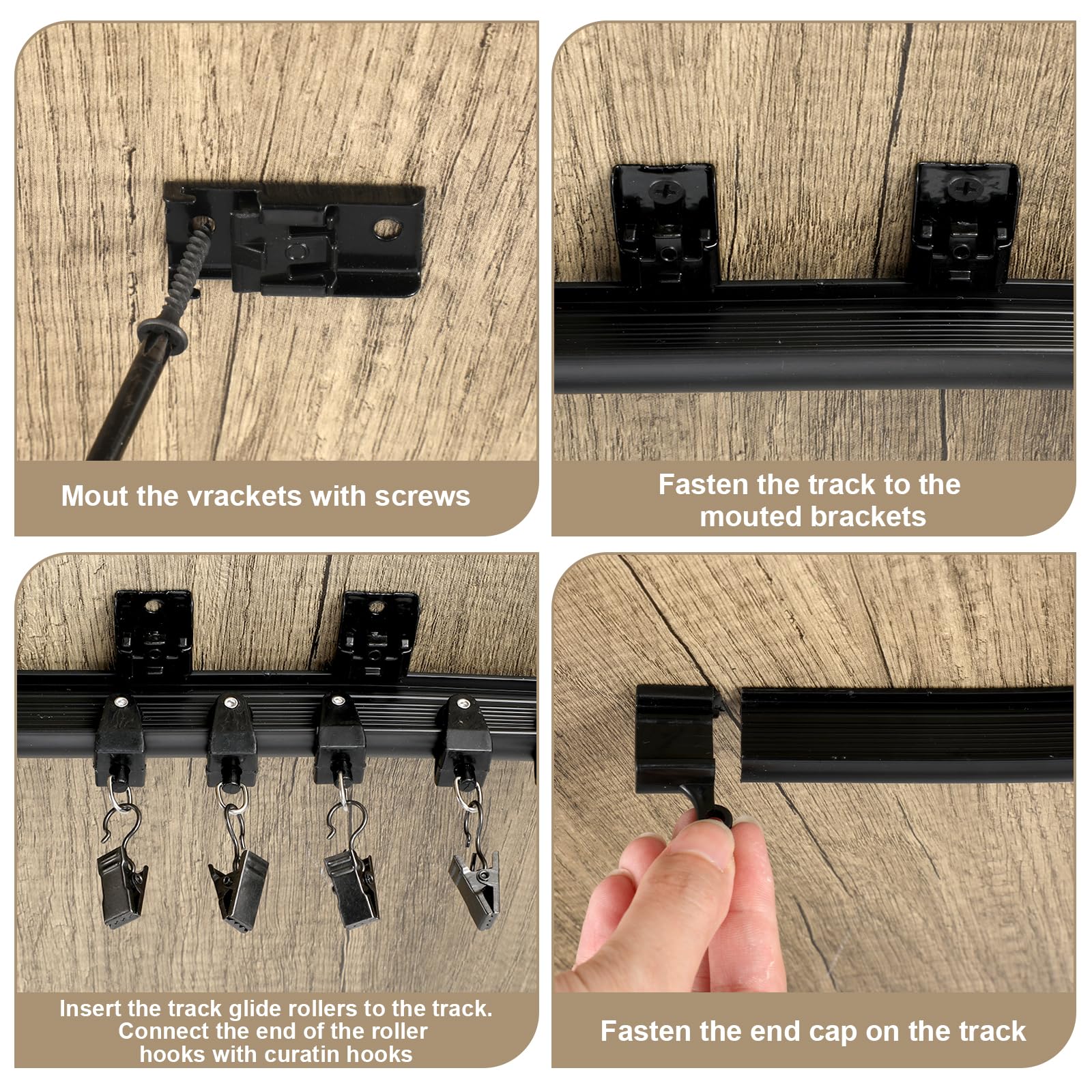 Snapklik.com : Ceiling Curtain Track, Flexible Bendable Curtain Track ...