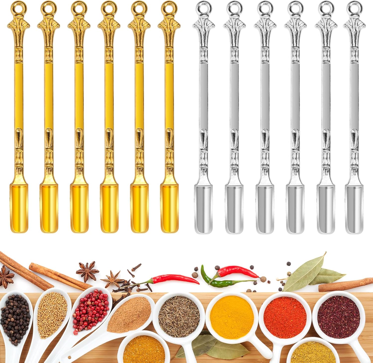 Amazon.com: 12P Coldairsoap Mini Shovel Spoons, Little Tiny Spoon ...