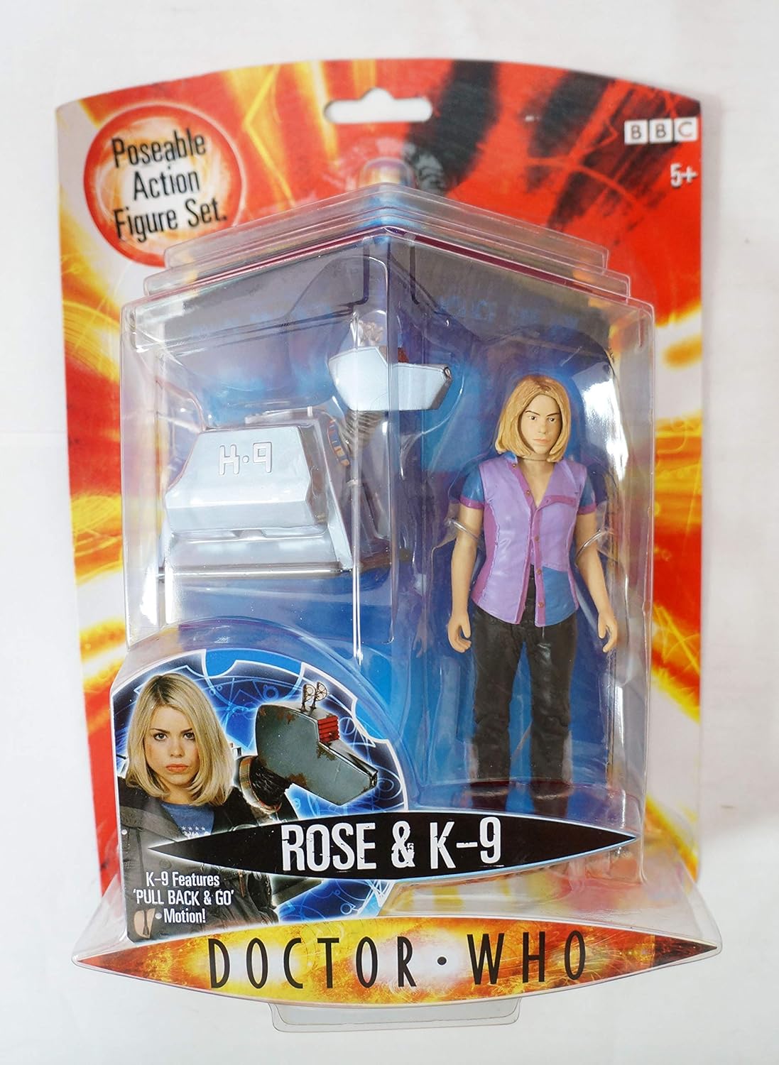 Doctor Who Rose Tyler and K-9 Action Figure Set by Character Options ...