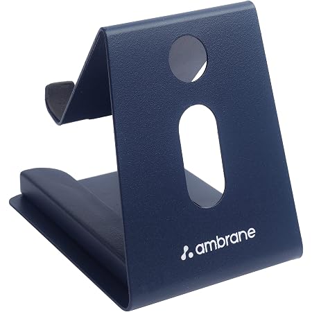 Ambrane Mobile Holding Stand, 180° Perfect View, Premium Metal Body ...