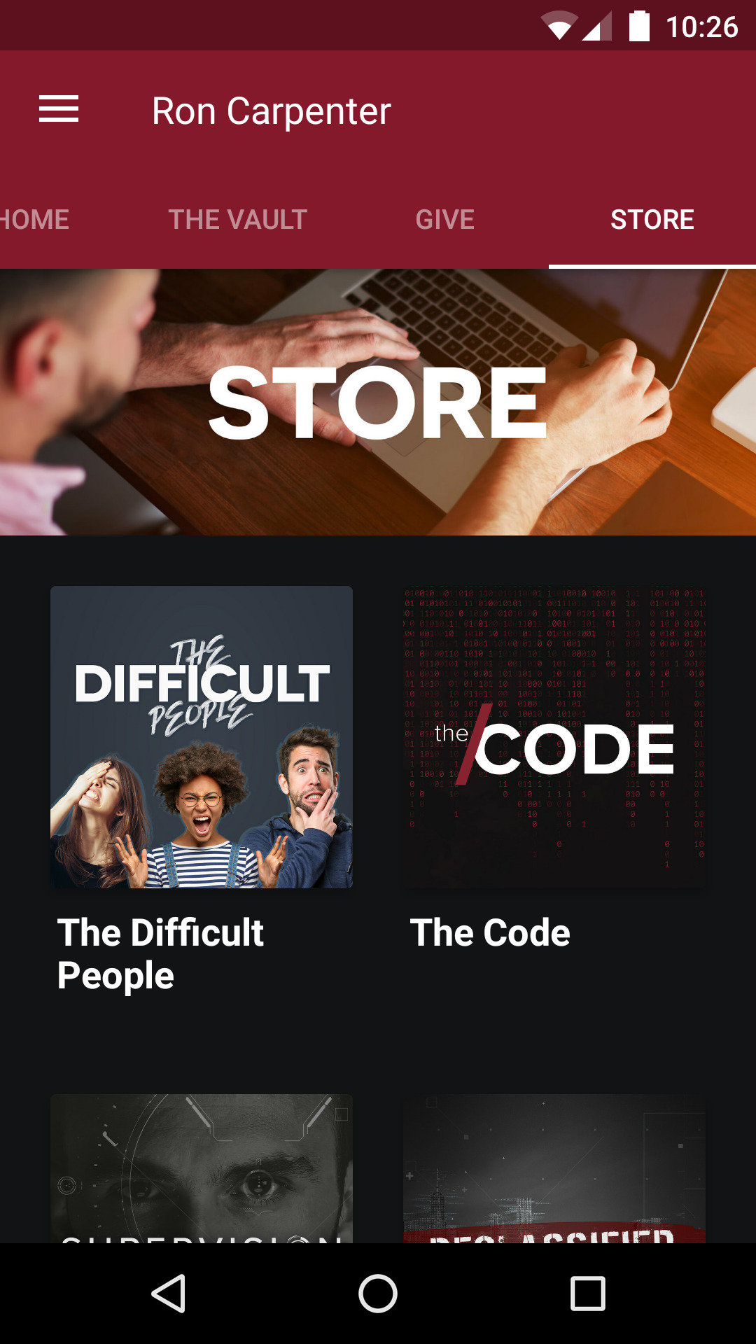 Ron Carpenter - App on Amazon Appstore