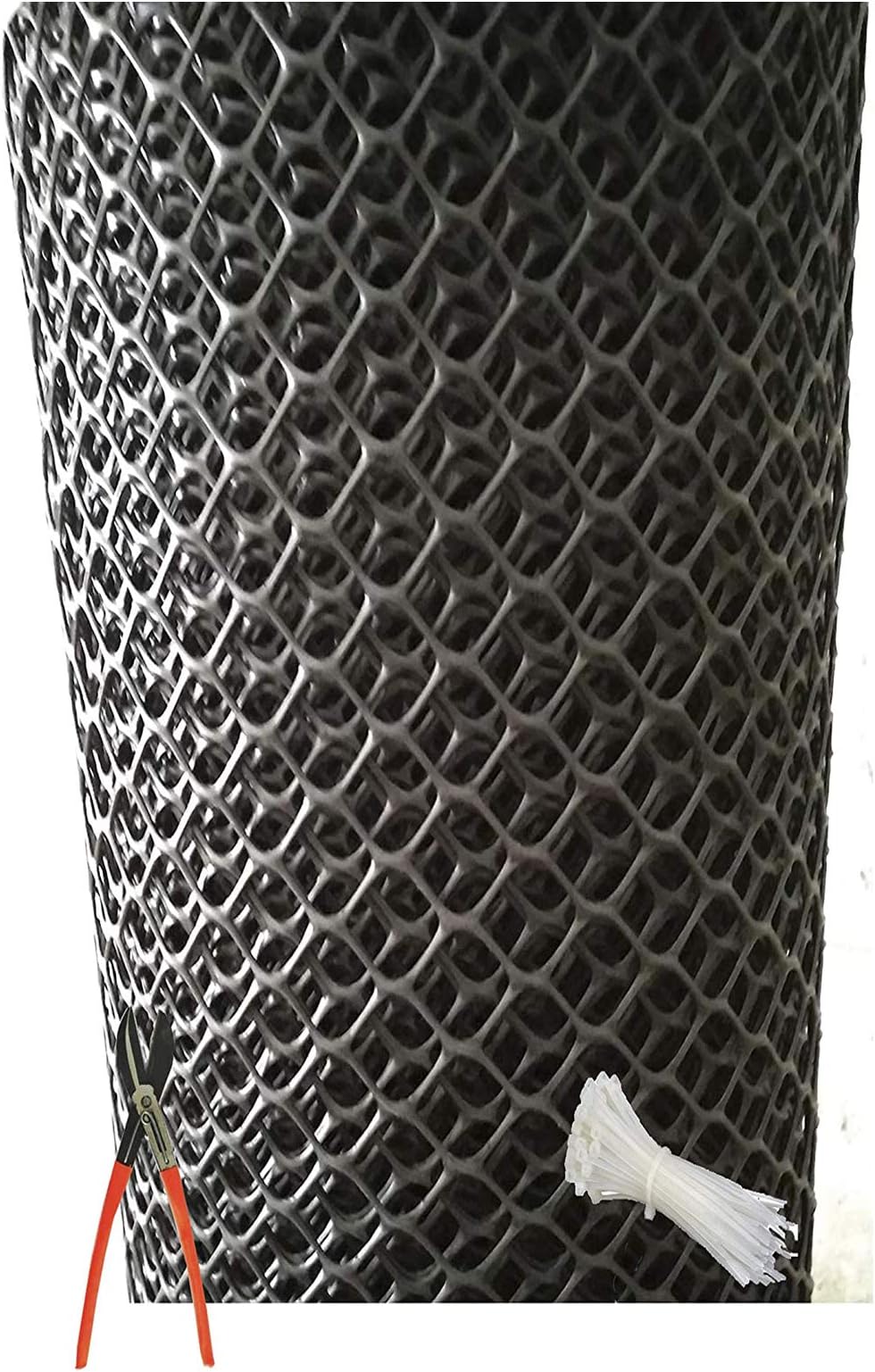 Singhal Tree Guard Net, Garden Fencing Net Virgin Plastic Black Color ...