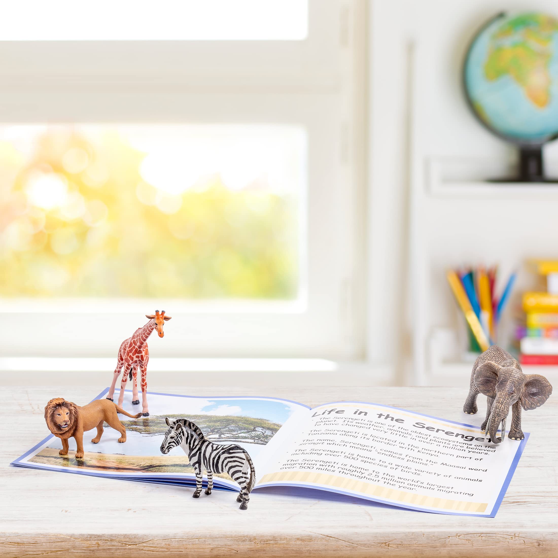 Snapklik.com : Stages Play Builder: Wild Animals Plastic Figurines ...