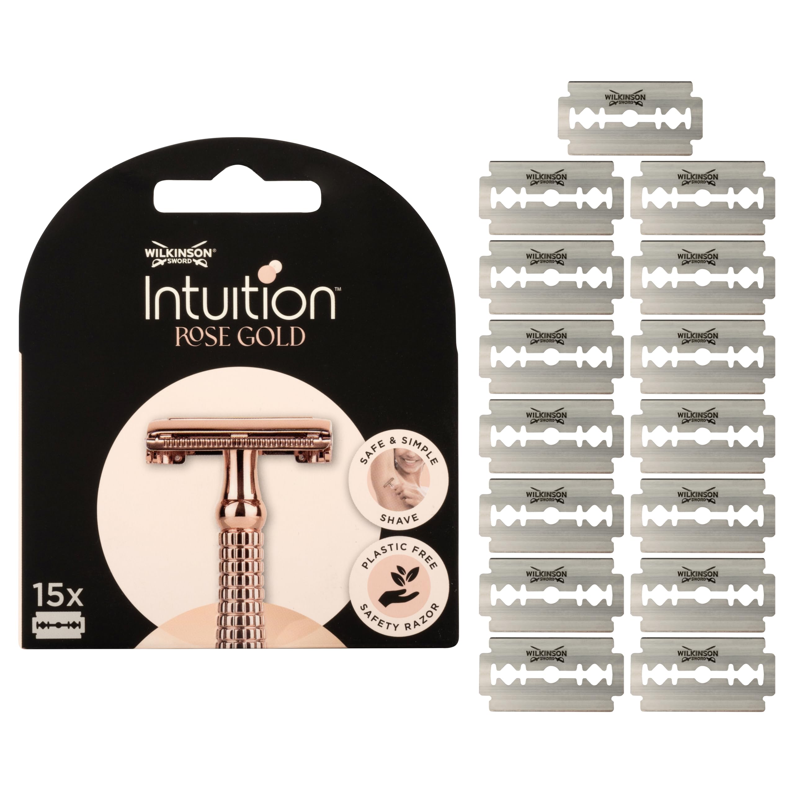 Wilkinson Sword Intuition Roségold Blades : Amazon.co.uk: Health ...