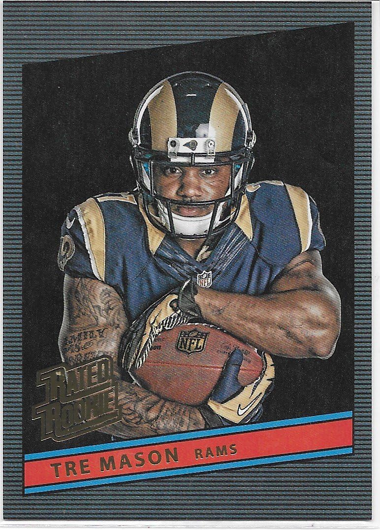 Tre Mason 2015 Donruss Rookie Throwback '85 St. Louis Rams Insert Card ...