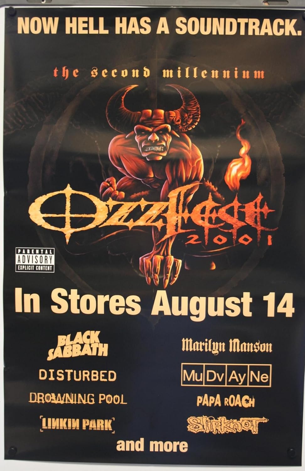 Amazon.com: Ozzy Osbourne Ozzfest 2001 24"x36" Poster : Home & Kitchen