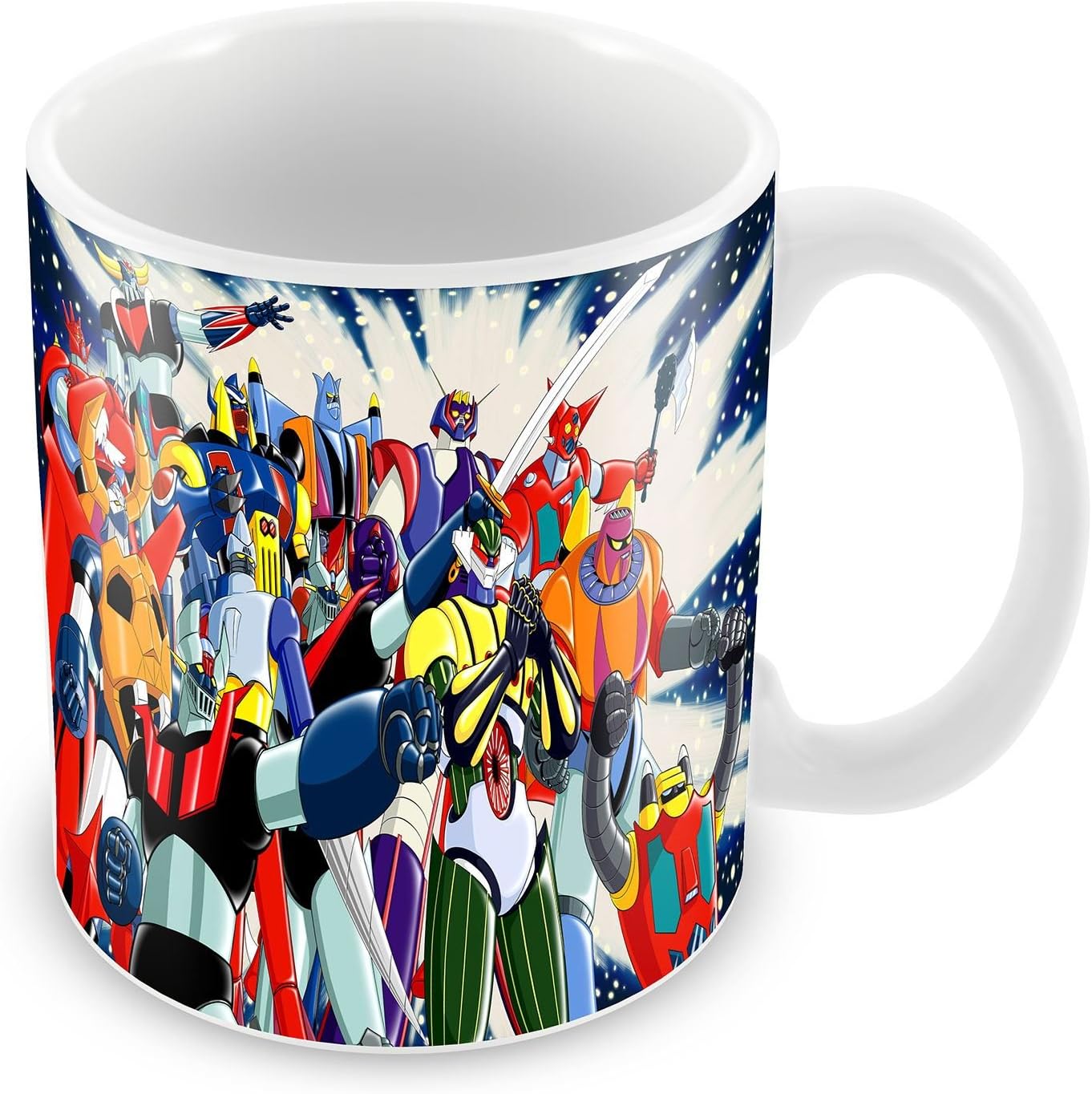 Mug goldorak mazinger gredizer go naga mecha manga : Amazon.fr: Cuisine ...