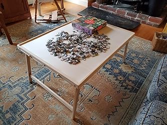 Amazon.com: AMBITION LAND 1500PCS Folding Puzzle Board with 4 Drawers ...