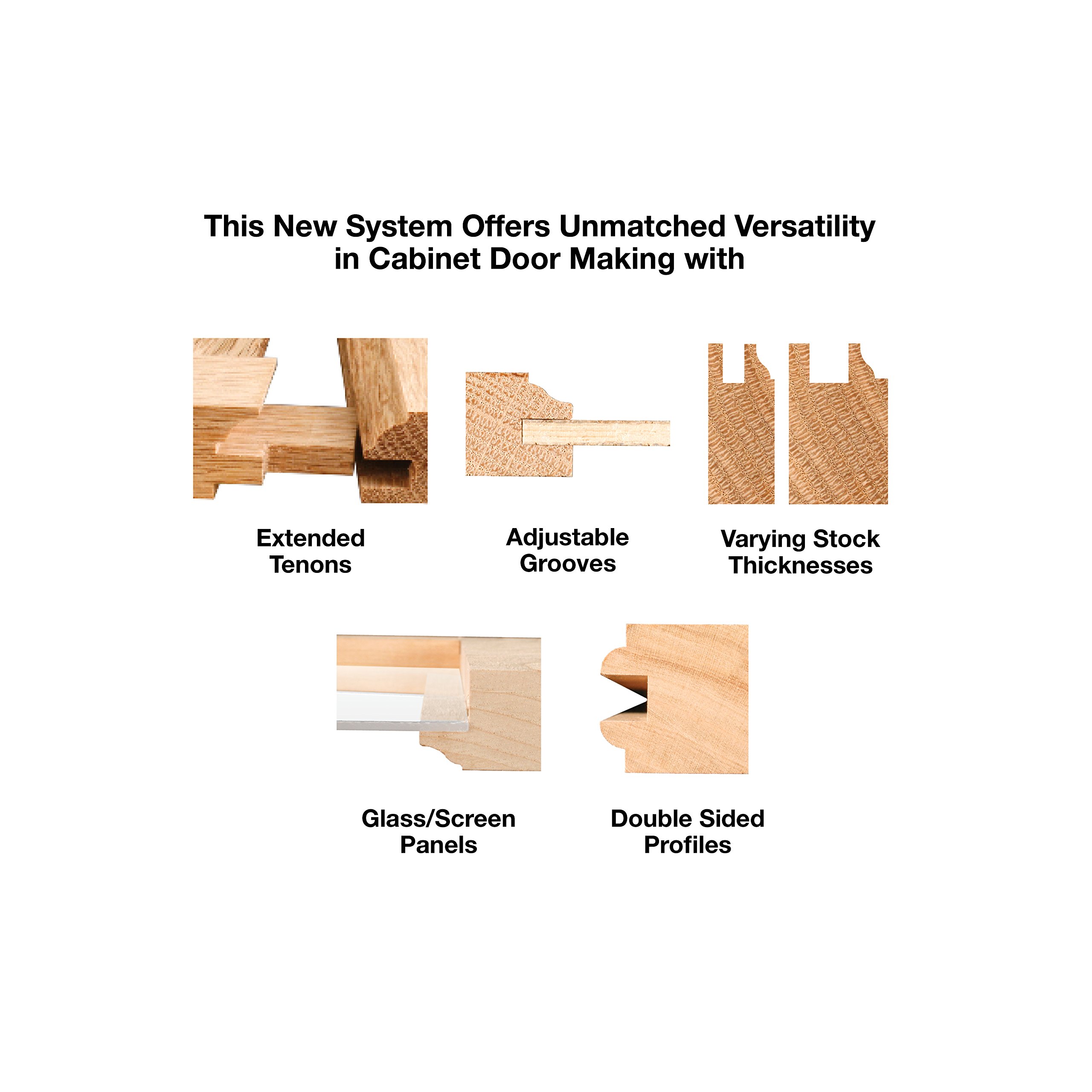 Snapklik.com : 97-260: 3 Piece Premier Adjustable Cabinet Bit Set