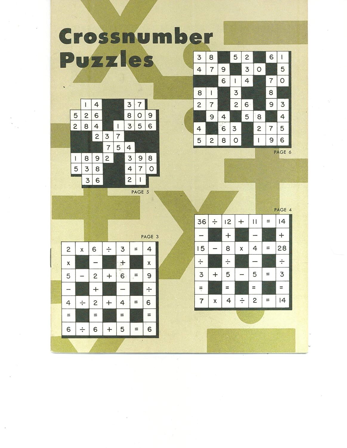 Crossnumber Puzzles: Enrichment Program for Artihmetic, Grade 7: Harold ...