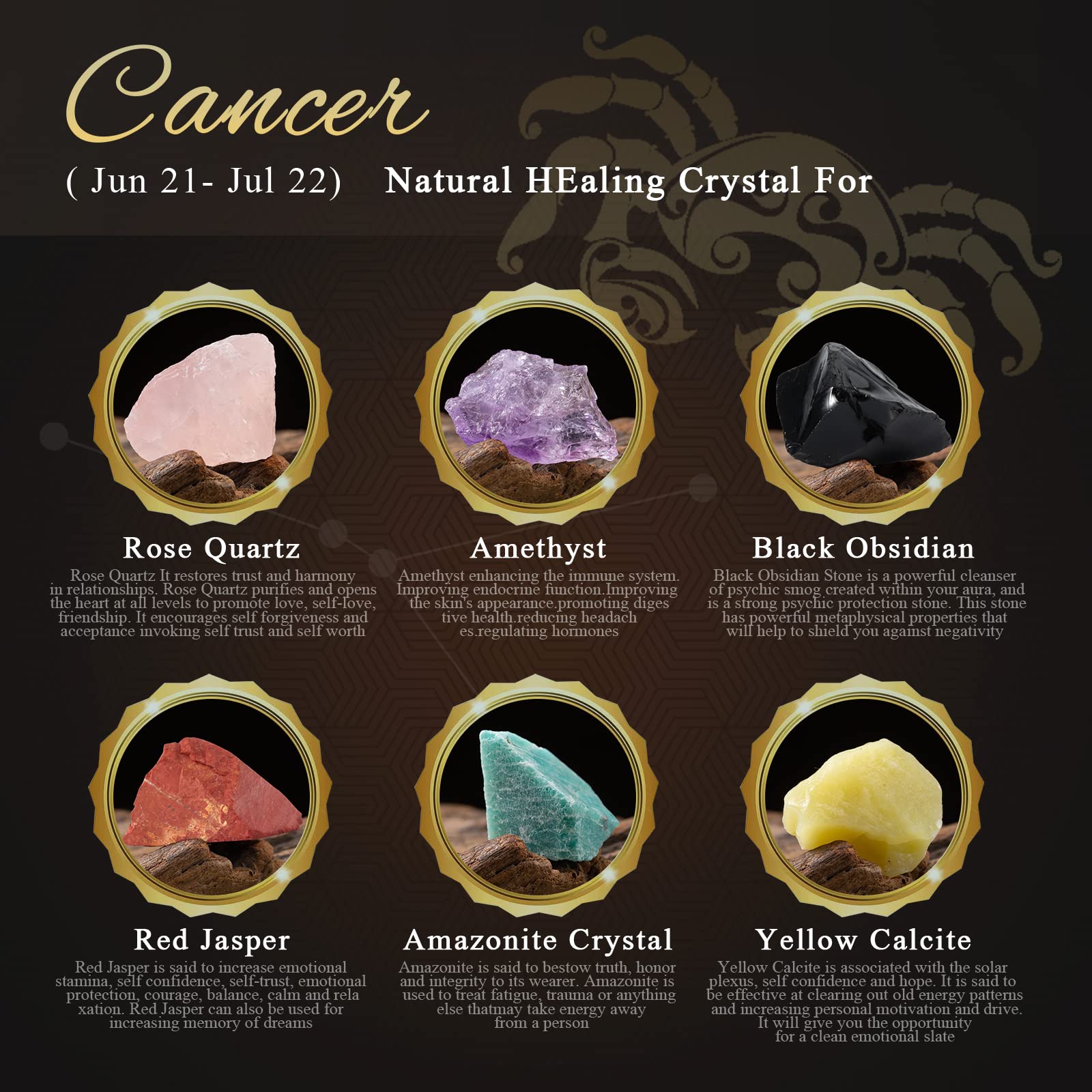 Healing crystals for zodiac signs 60 photos - Astrologytoyou.com