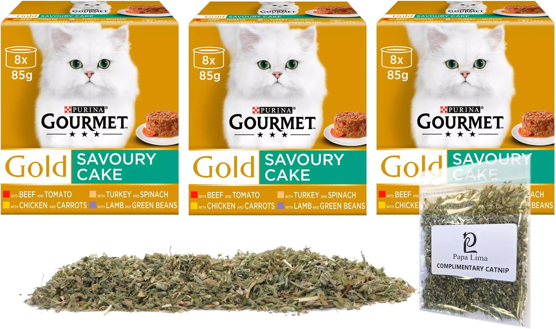 Papa Lima Wet Cat Food Bundle | Senior Pate with Ocean Fish and Salmon ...