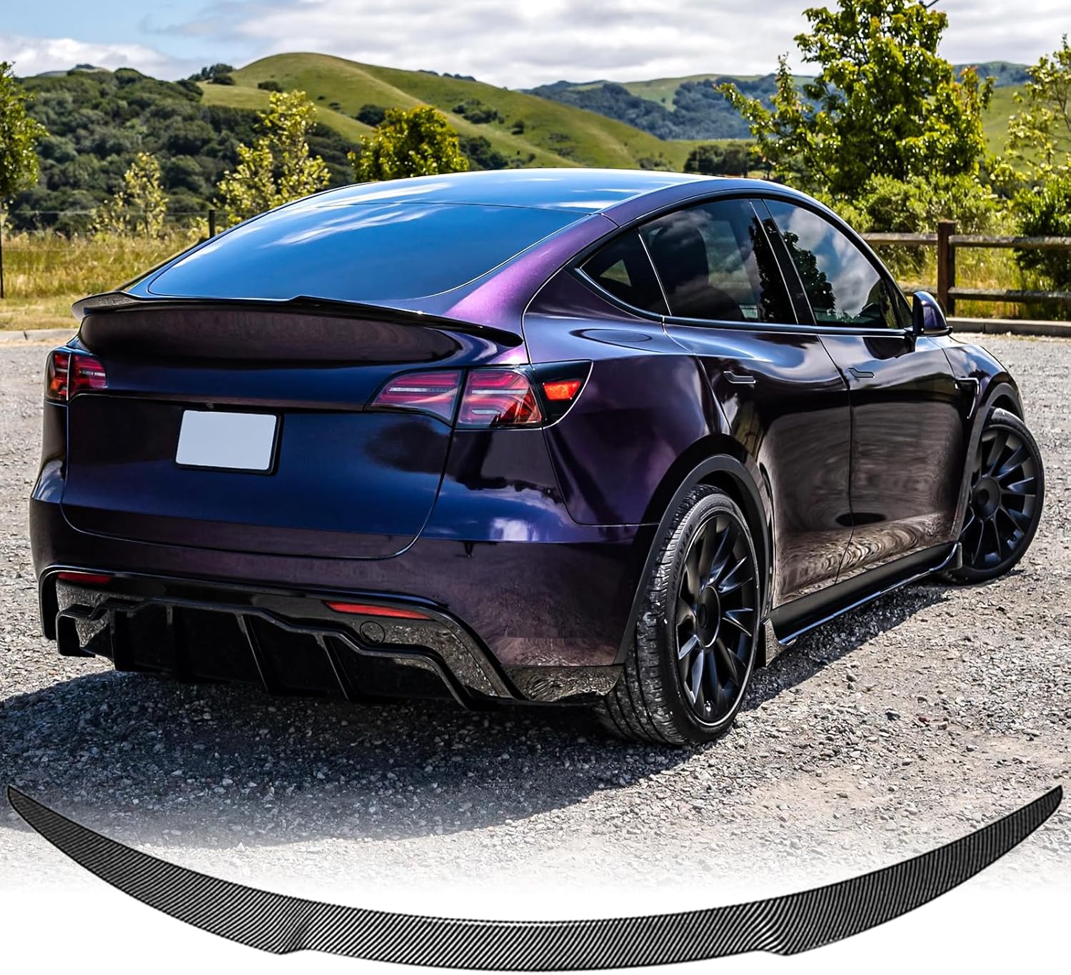 Amazon.com: Rear Trunk Spoiler Compatible with 2020 2021 2022 2023 2024 ...