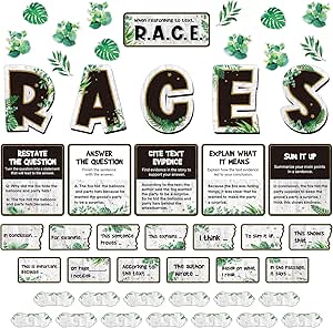 Amazon.com: Pasimy 49 Pcs Races Writing Strategy Decorations Eucalyptus ...