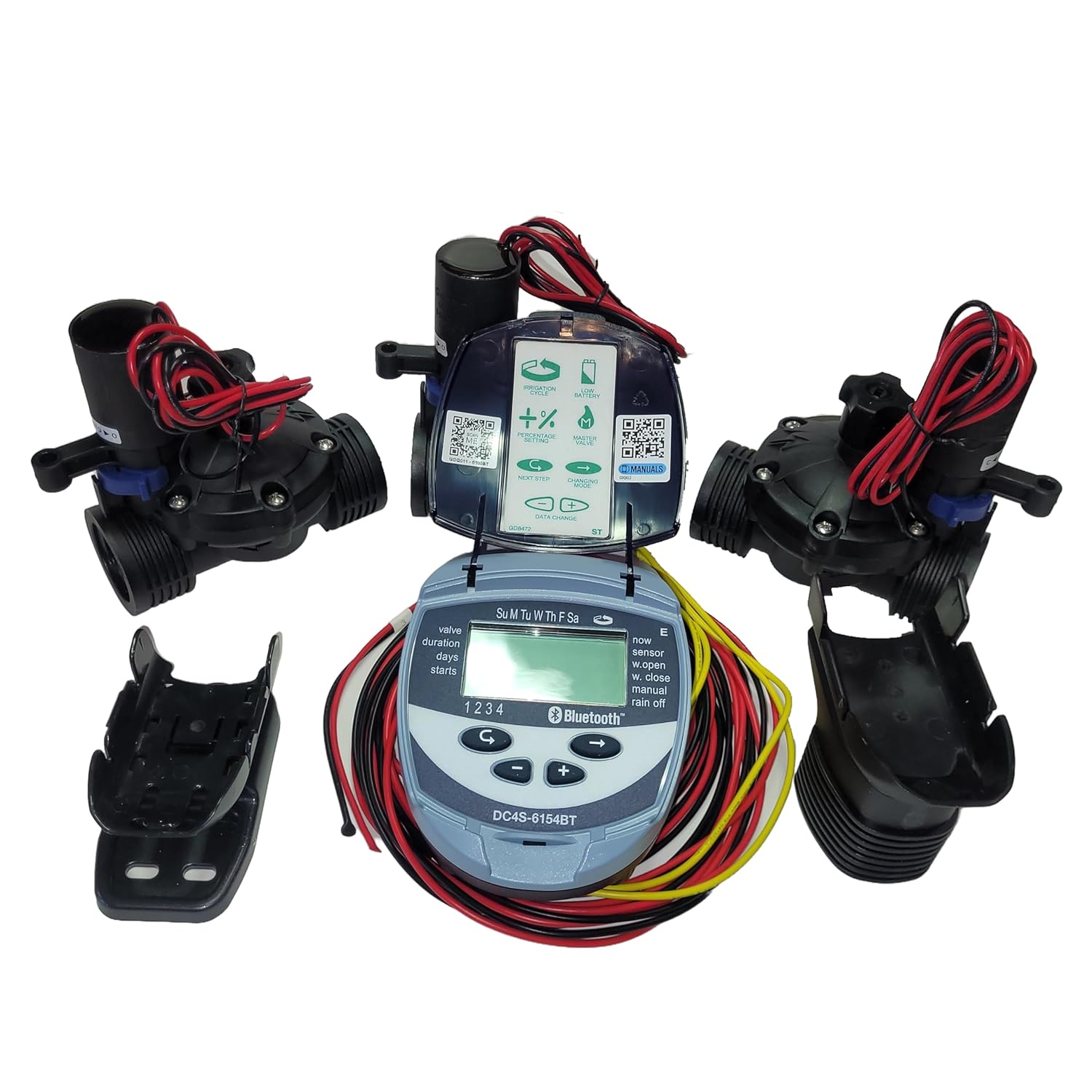 Amazon.com : 4 or 6 Station Bluetooth Battery Powered Irrigation ...