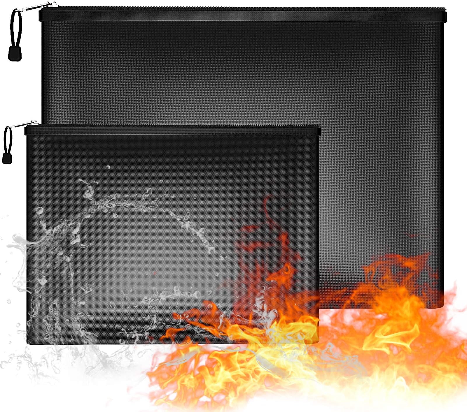 Amazon.com: ABC life Fireproof Document Bags 2 Pack,15”x 11”Large ...