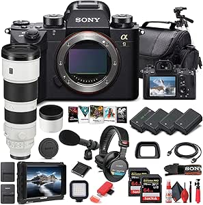 Amazon.com : Sony Alpha a9 II Mirrorless Digital Camera (Body Only) (ILCE9M2/B) + Sony FE 200 ...