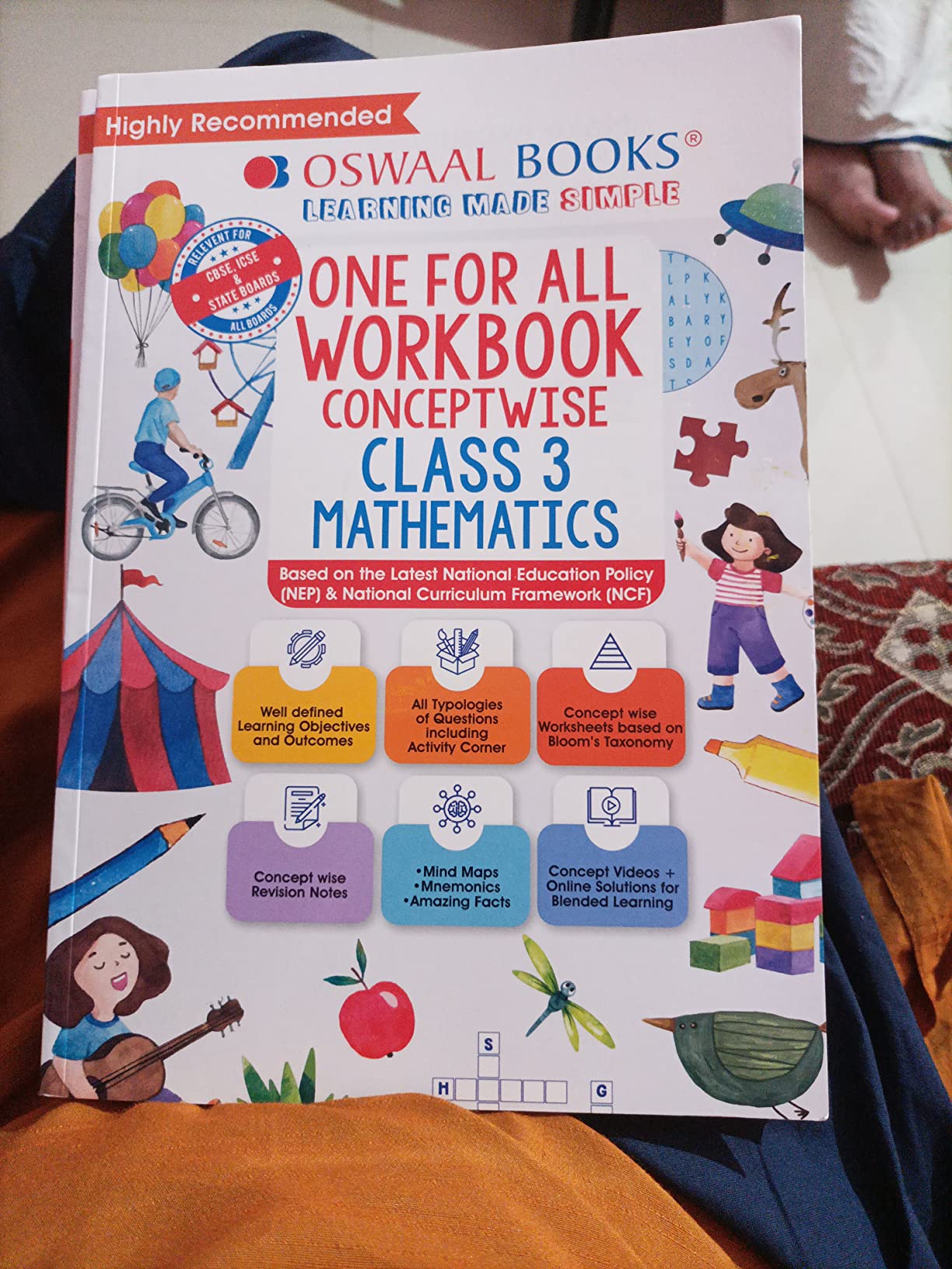 Oswaal One For All Workbook, Class-3, Mathematics (For Latest Exam ...