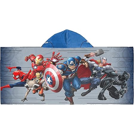 Amazon.com: Jay Franco Marvel Avengers Hooded Bath/Pool/Beach Towel ...