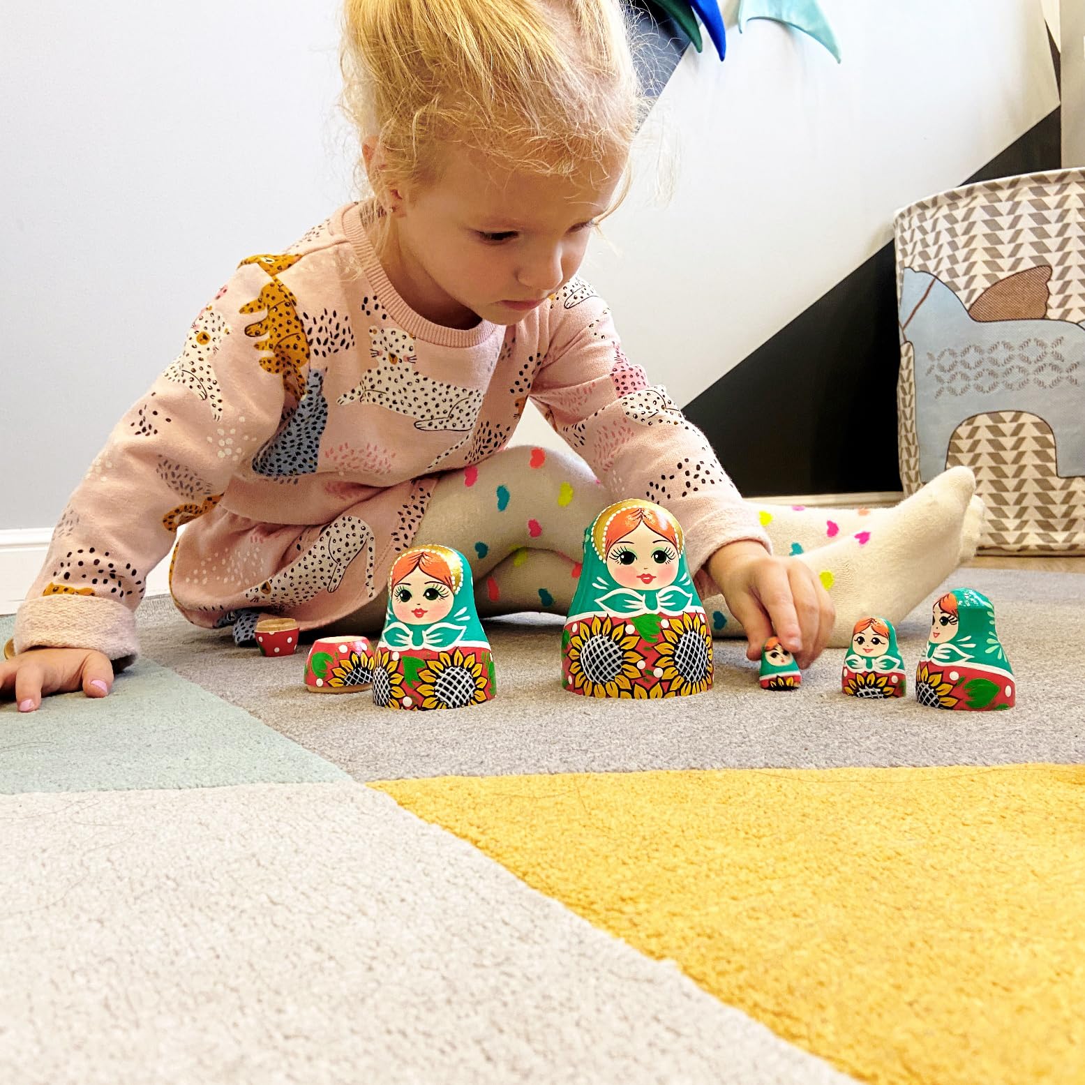 Snapklik.com : AEVVV Russian Nesting Dolls Set Of 7 Pcs