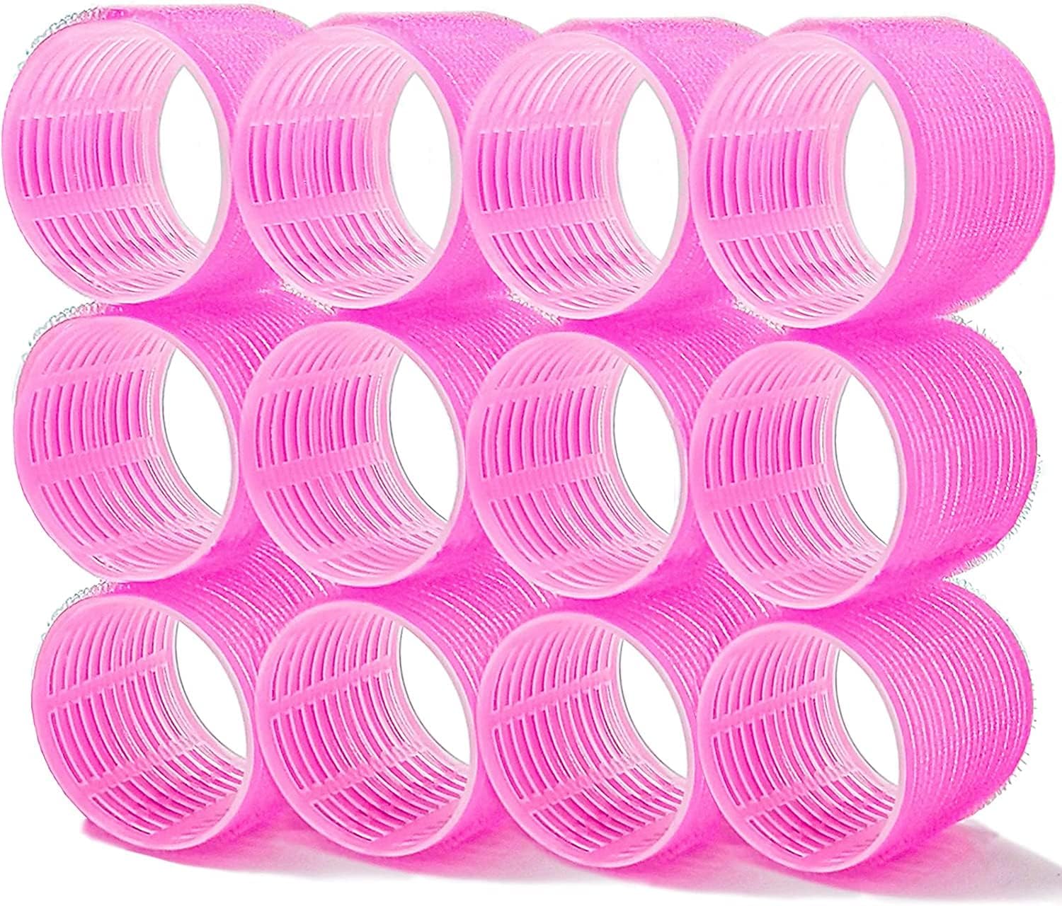 Amazon.com : 6 Pack Super Jumbo Self Grip Hair Rollers Pro Salon ...