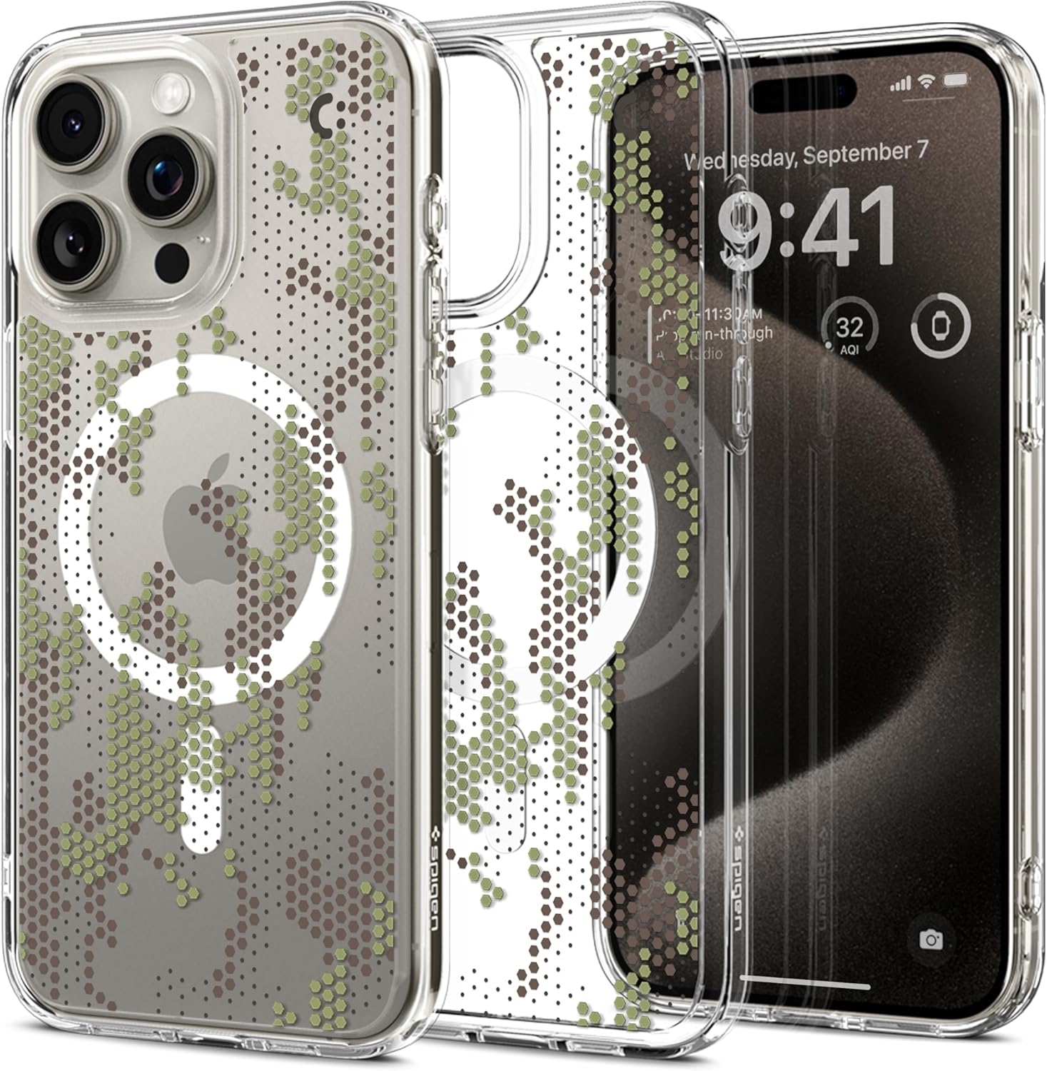 Amazon.com: Spigen Ultra Hybrid MagFit Designed for iPhone 15 Pro Max Case (2023) [Anti ...