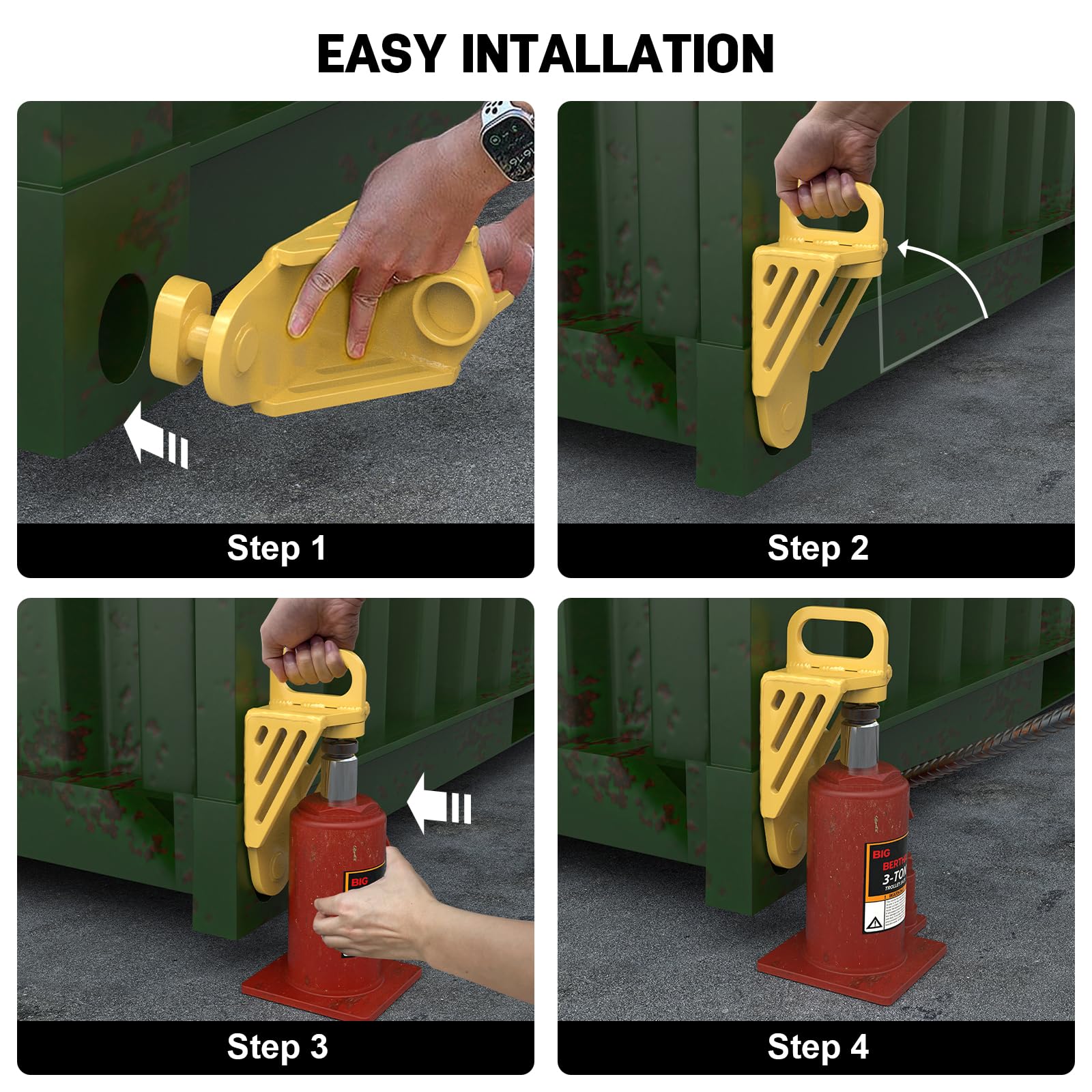 Snapklik.com : 2024 Upgraded Shipping Container Jack Lug, Shipping ...