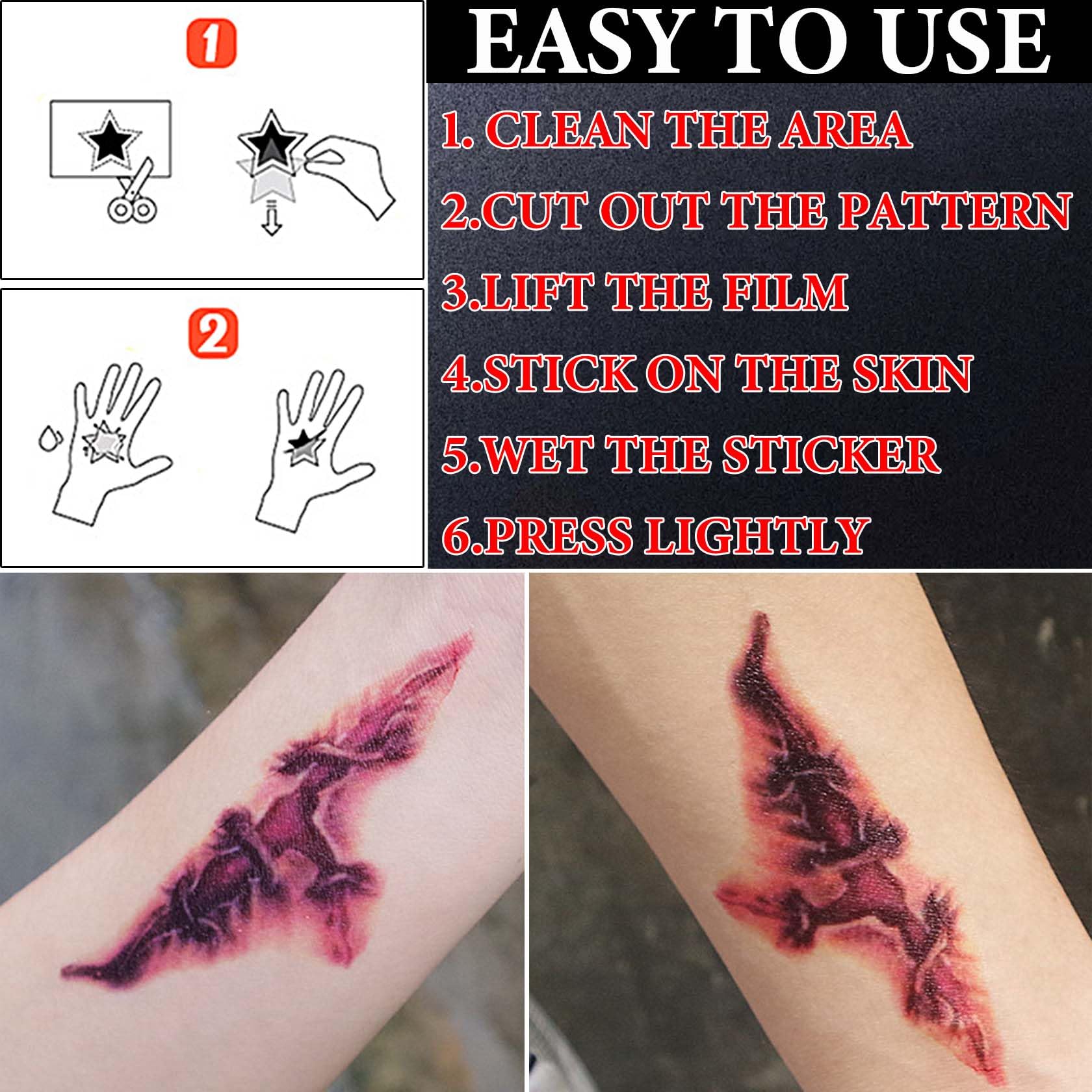 Movie Makeup Fake Tattoos