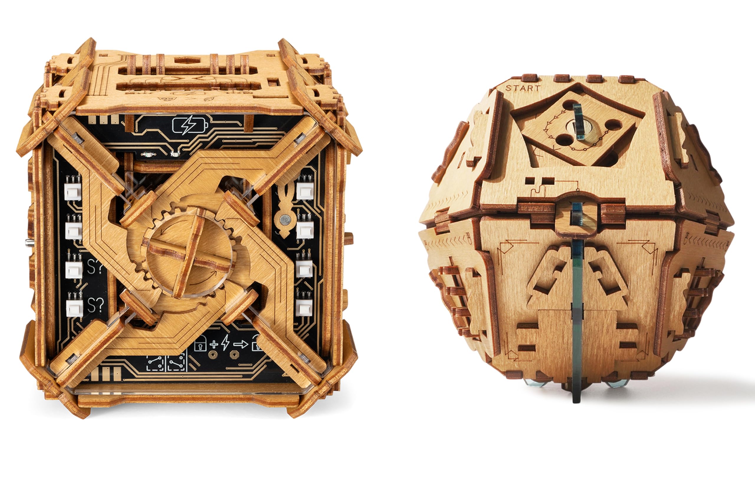 Amazon.com: Tesla Box and Philosopher's Stone - 3D Brain Teaser Puzzle ...