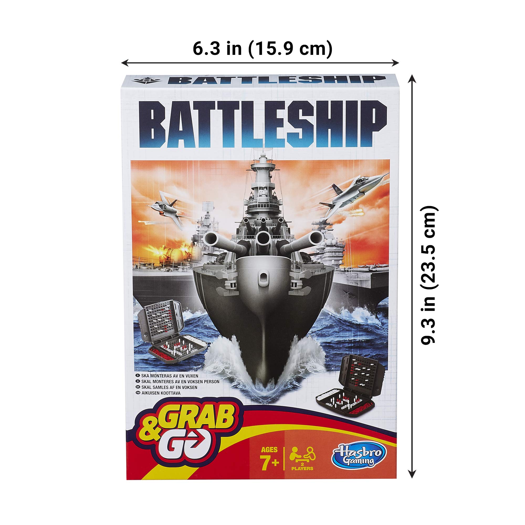 Battleship Grab and Go Game (Travel Size)- Buy Online in United Arab ...