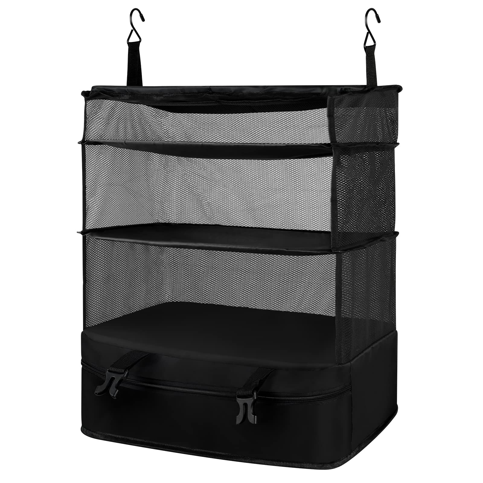 Amazon.com: Hyindoor Portable Hanging Travel Luggage Organizer ...