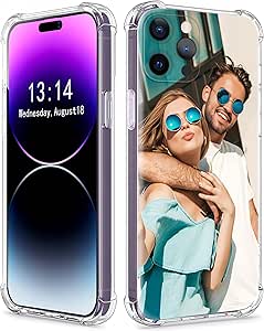 Amazon.com: Bitrue Custom Picture Phone Case for iPhone 16 15 14 12 13 11 Pro Max Plus XR X Xs 8 ...